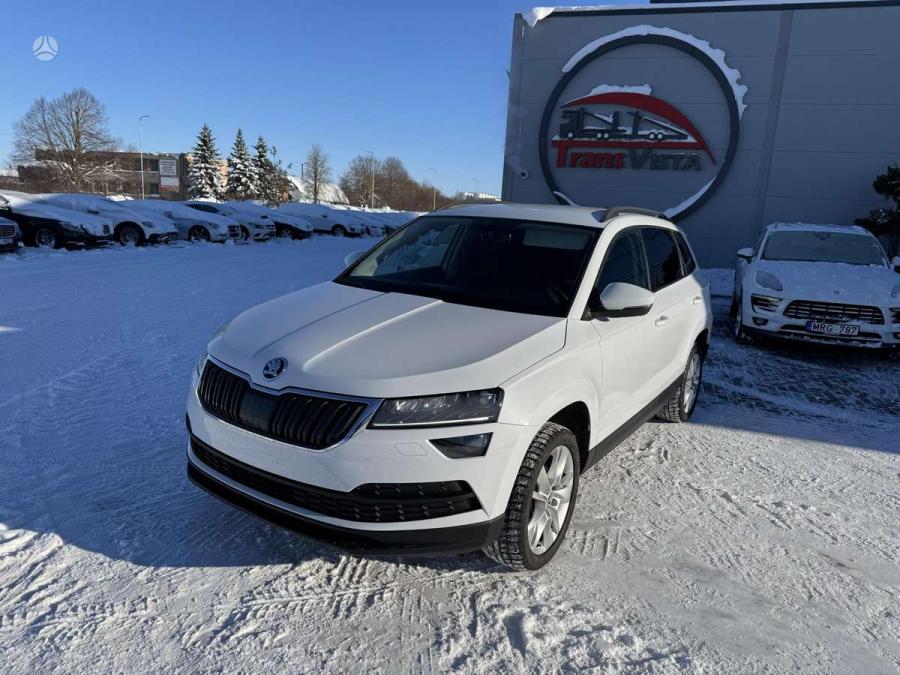 Balts Skoda Karoq 2019 Telšiai, ar dzinēja tilpumu 1.60 L un nobraukumu 251 tūkst. km par 15999 €, foto 1 vietnē AUTOMOTO.COM.LV