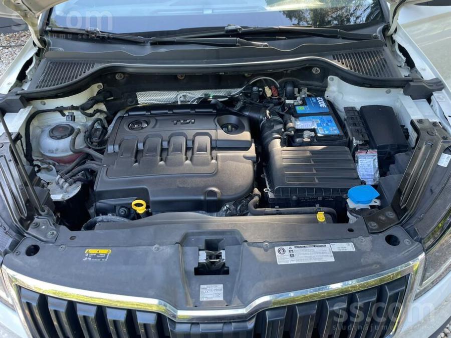 White Skoda Karoq 2019 in Riga, with an engine capacity of 2.00 L and mileage of 182 thousand km for 16000 €, photo 6 on AUTOMOTO.COM.LV