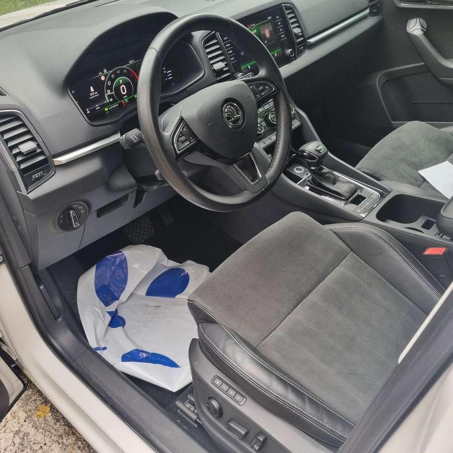 Balts Skoda Karoq 2019 Tauragė, ar dzinēja tilpumu 1.97 L un nobraukumu 282 tūkst. km par 11900 €, foto 9 vietnē AUTOMOTO.COM.LV