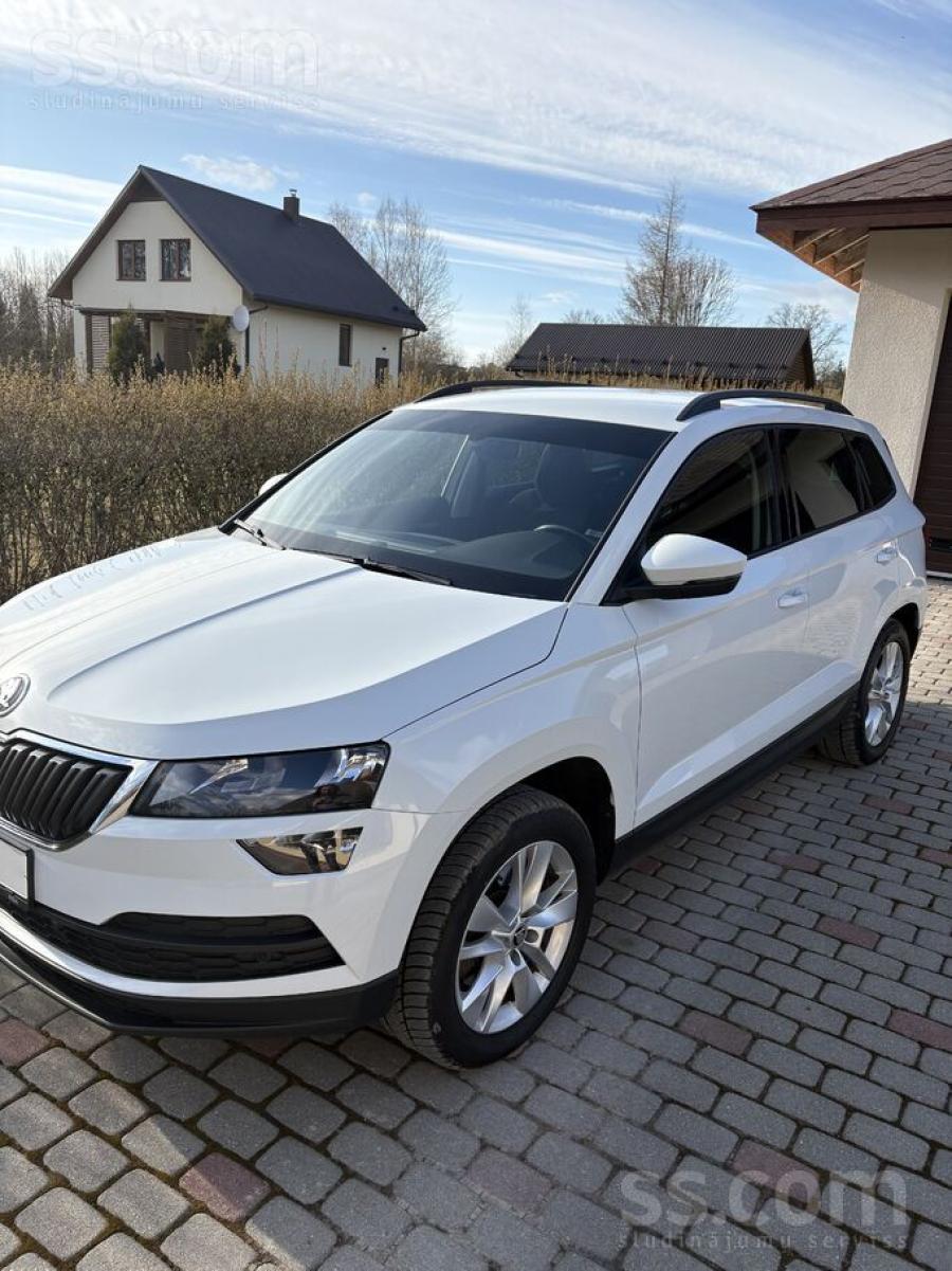 Balts Skoda Karoq 2020 Ogre, ar dzinēja tilpumu 2.00 L un nobraukumu 154 tūkst. km par 16990 €, foto 1 vietnē AUTOMOTO.COM.LV