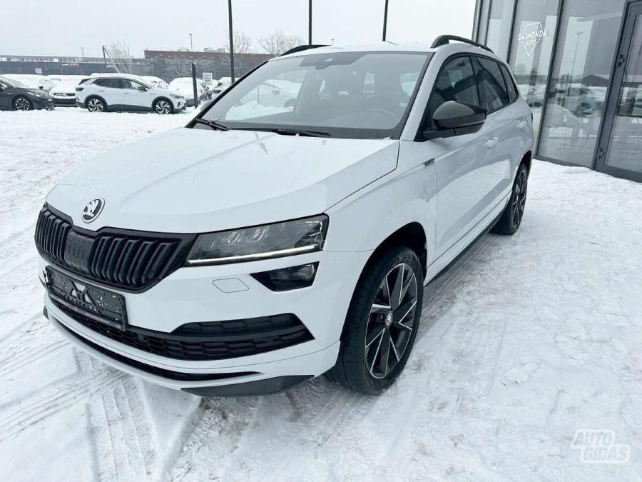Balts Skoda Karoq 2020 Kauņa, ar dzinēja tilpumu 1.50 L un nobraukumu 213 tūkst. km par 17200 €, foto 1 vietnē AUTOMOTO.COM.LV