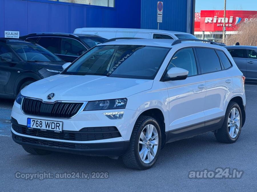 White Skoda Karoq 2020 in Tallinn, with an engine capacity of 1.50 L and mileage of 114 thousand km for 16999 €, photo 1 on AUTOMOTO.COM.LV