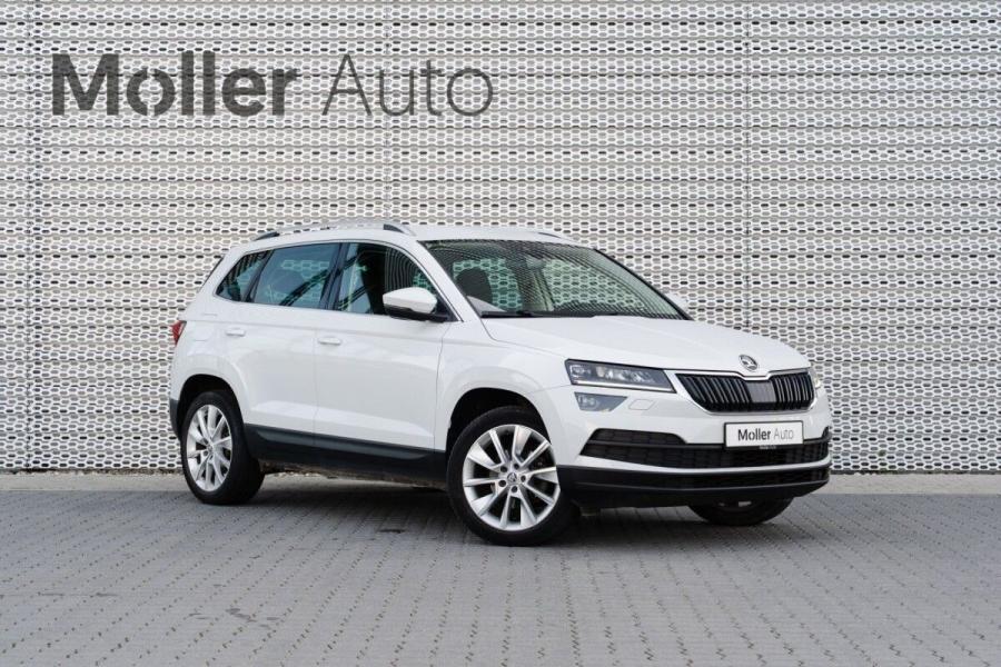 White Skoda Karoq 2020 in Marupe, with an engine capacity of 1.60 L and mileage of 152 thousand km for 17900 €, photo 3 on AUTOMOTO.COM.LV