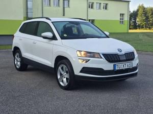 White Skoda Karoq 2021 in Cesis, with an engine capacity of 2.00 L and mileage of 232 thousand km for 13500 €, photo  on AUTOMOTO.COM.LV