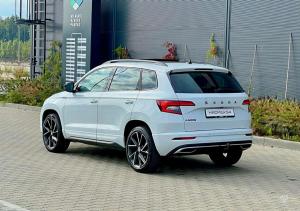 White Skoda Karoq 2021 in Vilnius, with an engine capacity of 1.50 L and mileage of 235 thousand km for 16990 €, photo 9 on AUTOMOTO.COM.LV
