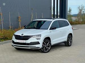 White Skoda Karoq 2021 in Vilnius, with an engine capacity of 1.50 L and mileage of 235 thousand km for 16990 €, photo 16 on AUTOMOTO.COM.LV
