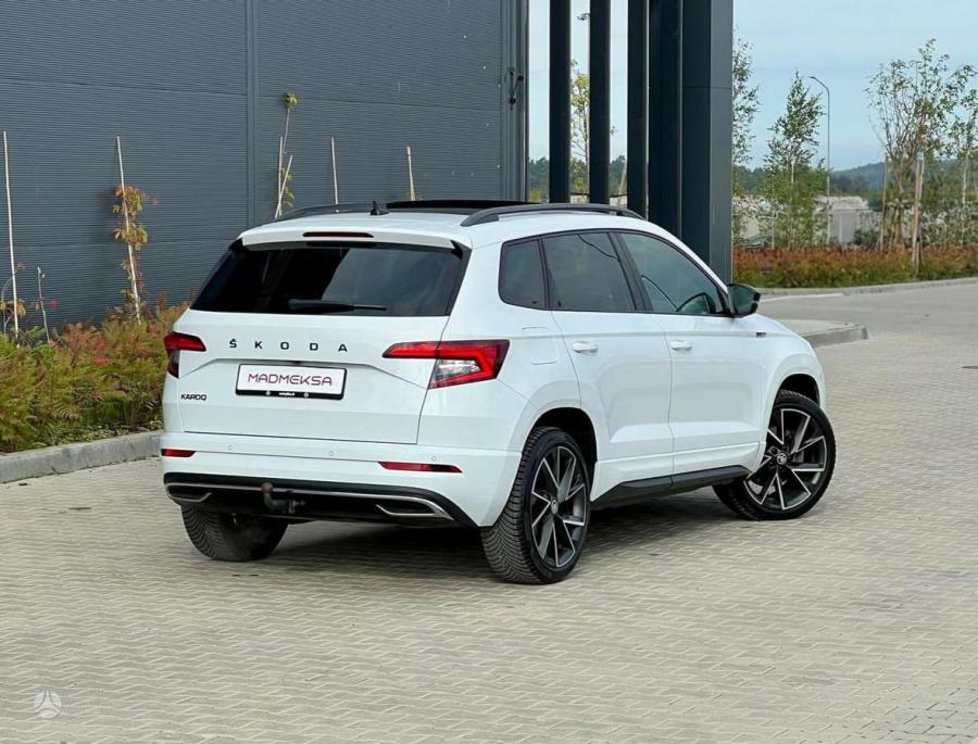 White Skoda Karoq 2021 in Vilnius, with an engine capacity of 1.50 L and mileage of 235 thousand km for 16990 €, photo 17 on AUTOMOTO.COM.LV