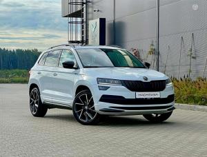 White Skoda Karoq 2021 in Vilnius, with an engine capacity of 1.50 L and mileage of 235 thousand km for 16990 €, photo 18 on AUTOMOTO.COM.LV