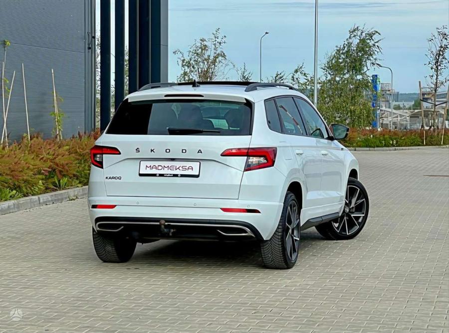 White Skoda Karoq 2021 in Vilnius, with an engine capacity of 1.50 L and mileage of 235 thousand km for 16990 €, photo 21 on AUTOMOTO.COM.LV
