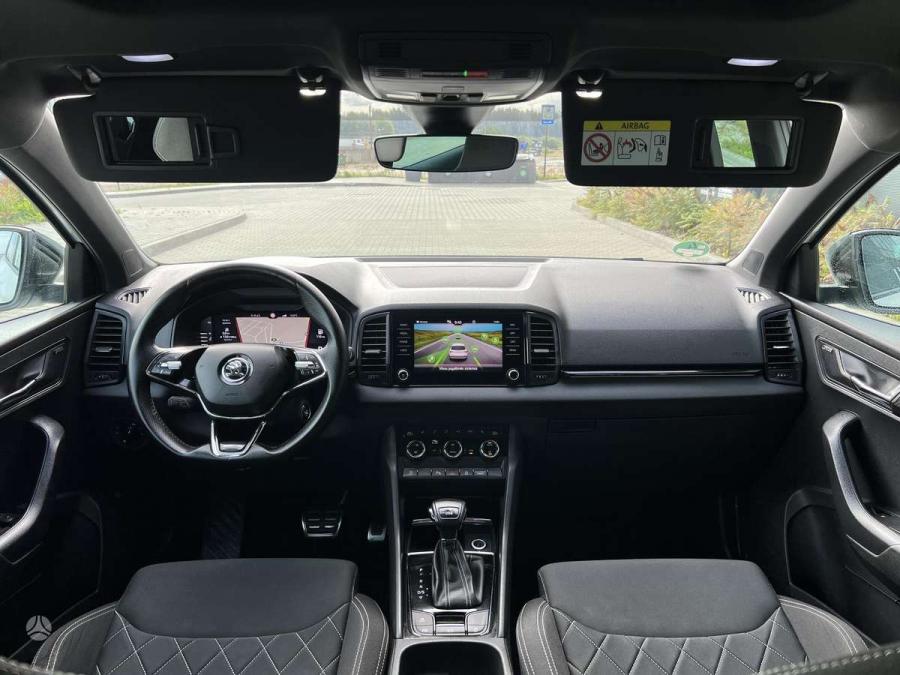 White Skoda Karoq 2021 in Vilnius, with an engine capacity of 1.50 L and mileage of 235 thousand km for 16990 €, photo 27 on AUTOMOTO.COM.LV