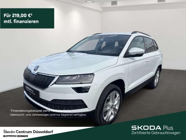Balts Skoda Karoq 2022 Kauņa, ar dzinēja tilpumu 1.50 L un nobraukumu 36 tūkst. km par 28724 €, foto 1 vietnē AUTOMOTO.COM.LV
