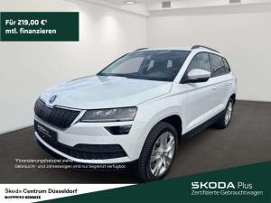 White Skoda Karoq 2022 in Kaunas, with an engine capacity of 1.50 L and mileage of 36 thousand km for 28724 €, photo  on AUTOMOTO.COM.LV