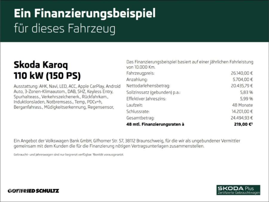 Белый Шкода Karoq 2022 в Каунас, объемом двигателя 1.50 л и пробегом 36 тыс. км за 28724 €, фото 2 на AUTOMOTO.COM.LV