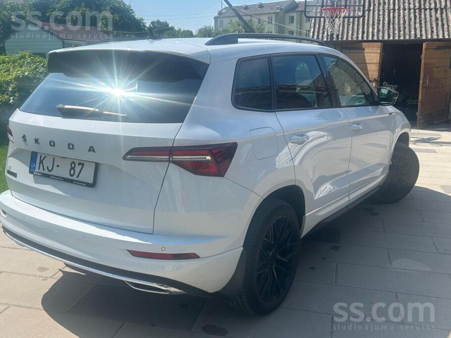 Белый Шкода Karoq 2022 в Кулдига, объемом двигателя 1.50 л и пробегом 85 тыс. км за 24750 €, фото 6 на AUTOMOTO.COM.LV