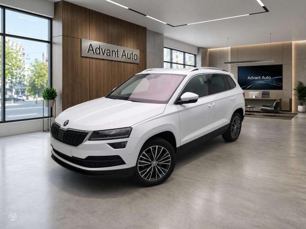 Balts Skoda Karoq 2022 Viļņa, ar dzinēja tilpumu 1.50 L un nobraukumu 74 tūkst. km par 24930 €, foto 1 vietnē AUTOMOTO.COM.LV