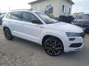 Balts Skoda Karoq 2022 Viļņa, ar dzinēja tilpumu 1.50 L un nobraukumu 153 tūkst. km par 24079 €, foto  vietnē AUTOMOTO.COM.LV