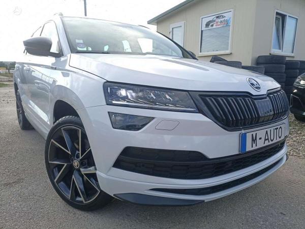 Balts Skoda Karoq 2022 Viļņa, ar dzinēja tilpumu 1.50 L un nobraukumu 153 tūkst. km par 24079 €, foto 2 vietnē AUTOMOTO.COM.LV