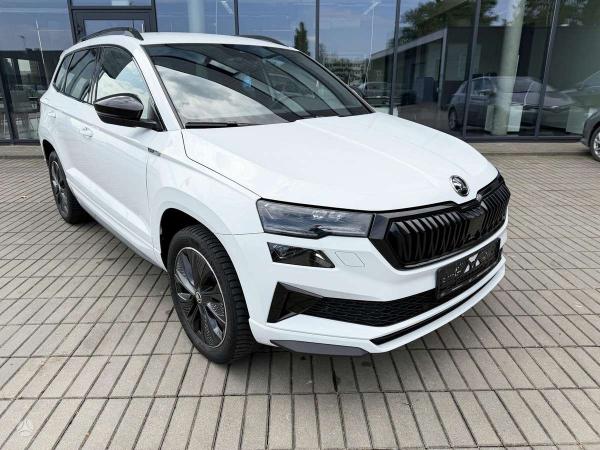 Balts Skoda Karoq 2023 Kauņa, ar dzinēja tilpumu 1.50 L un nobraukumu 188 tūkst. km par 21900 €, foto 2 vietnē AUTOMOTO.COM.LV