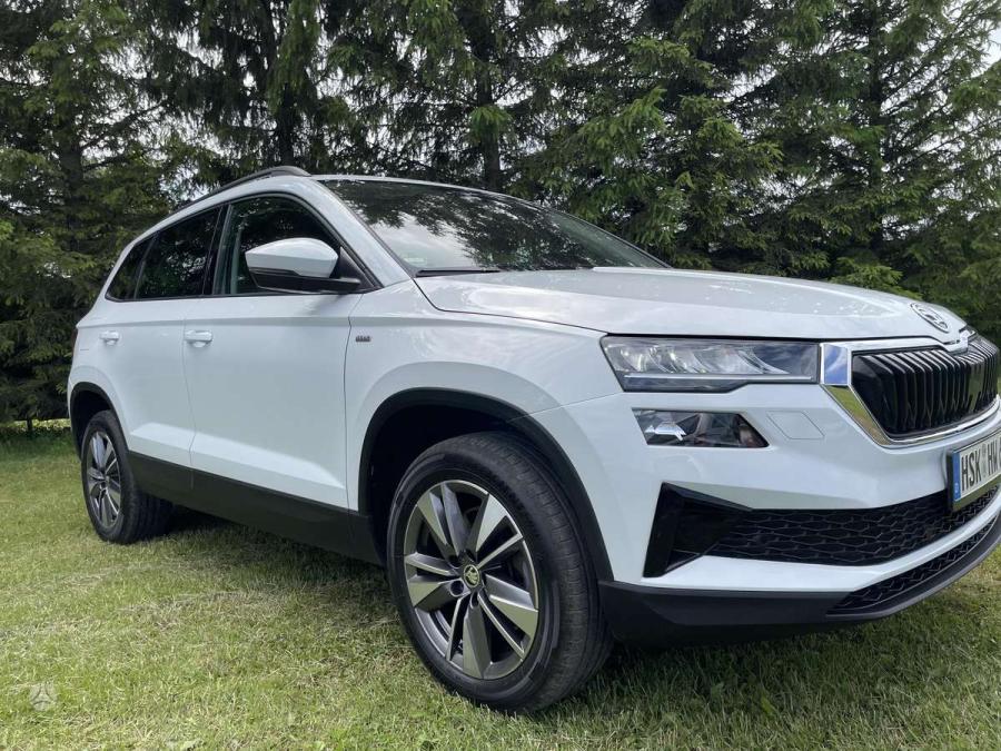 Balts Skoda Karoq 2023 Marijampole, ar dzinēja tilpumu 1.97 L un nobraukumu 52 tūkst. km par 19500 €, foto 5 vietnē AUTOMOTO.COM.LV
