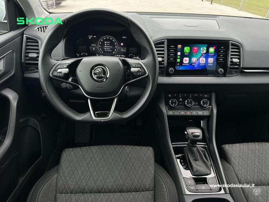 Balts Skoda Karoq 2025 Šauļi, ar dzinēja tilpumu 1.50 L un nobraukumu 10 tūkst. km par 28500 €, foto 17 vietnē AUTOMOTO.COM.LV