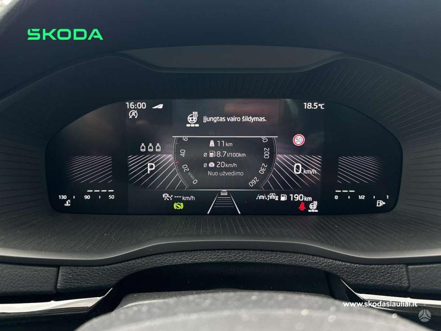 Balts Skoda Karoq 2025 Šauļi, ar dzinēja tilpumu 1.50 L un nobraukumu 10 tūkst. km par 28500 €, foto 21 vietnē AUTOMOTO.COM.LV