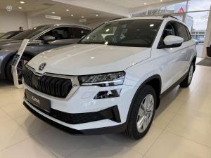 White Skoda Karoq 2026 in Klaipeda, with an engine capacity of 1.50 L and mileage of 10 thousand km for 30870 €, photo  on AUTOMOTO.COM.LV