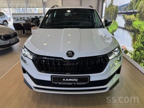 Balts Skoda Karoq 2026 Valmiera, ar dzinēja tilpumu 2.00 L un nobraukumu 5 tūkst. km par 37782 €, foto 2 vietnē AUTOMOTO.COM.LV
