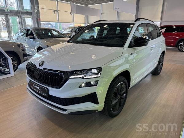 Balts Skoda Karoq 2026 Valmiera, ar dzinēja tilpumu 2.00 L un nobraukumu 5 tūkst. km par 37782 €, foto 3 vietnē AUTOMOTO.COM.LV