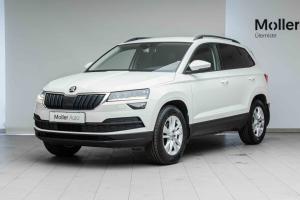 White Skoda Karoq 2020 in Peetri, with an engine capacity of 2.00 L and mileage of 215 thousand km for 14650 €, photo  on AUTOMOTO.COM.LV