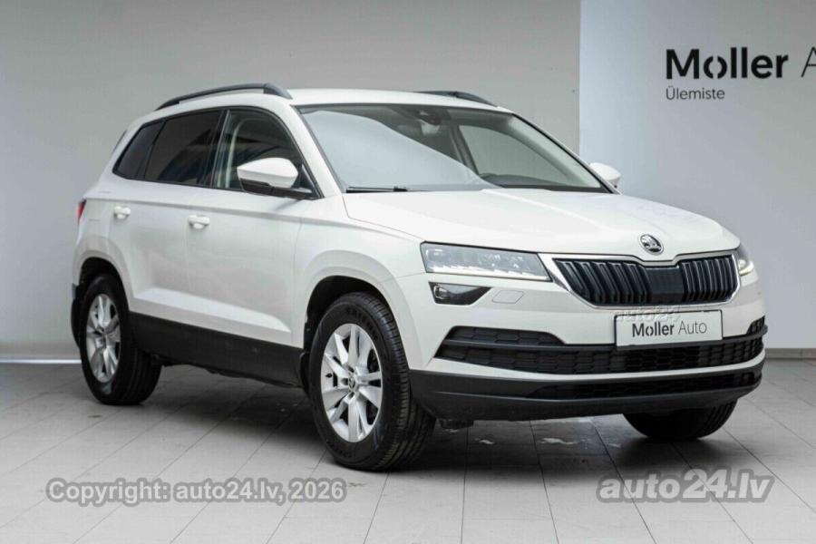 White Skoda Karoq 2020 in Tallinn, with an engine capacity of 2.00 L and mileage of 215 thousand km for 14650 €, photo 3 on AUTOMOTO.COM.LV