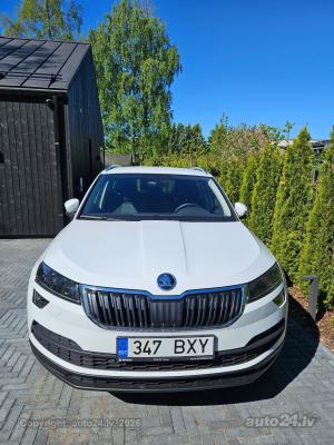 White Skoda Karoq 2018 in Tallinn, with an engine capacity of 1.50 L and mileage of 68 thousand km for 16900 €, photo 6 on AUTOMOTO.COM.LV