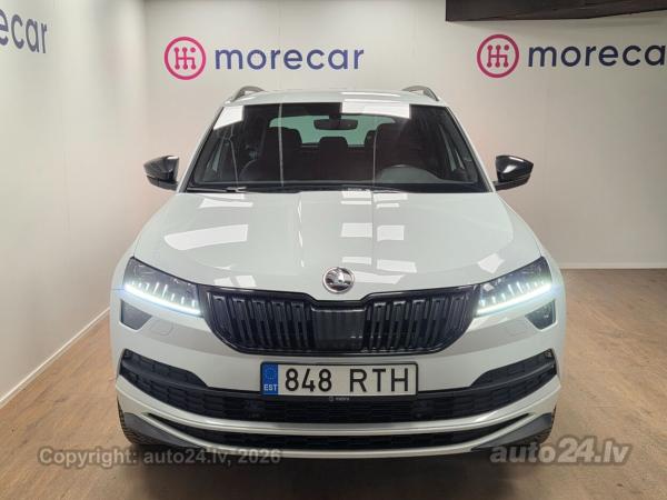 Balts Skoda Karoq 2020 Tallina, ar dzinēja tilpumu 2.00 L un nobraukumu 114 tūkst. km par 21900 €, foto 2 vietnē AUTOMOTO.COM.LV