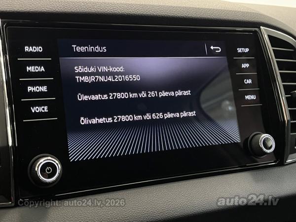 Balts Skoda Karoq 2020 Tallina, ar dzinēja tilpumu 1.50 L un nobraukumu 114 tūkst. km par 15900 €, foto 10 vietnē AUTOMOTO.COM.LV