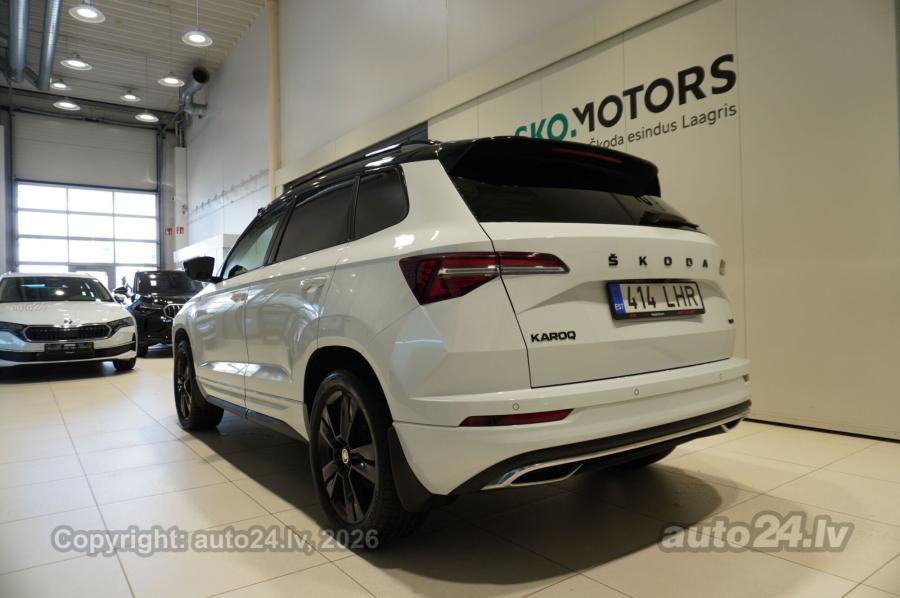 Белый Шкода Karoq 2022 в Таллин, объемом двигателя 2.00 л и пробегом 47 тыс. км за 30900 €, фото 3 на AUTOMOTO.COM.LV