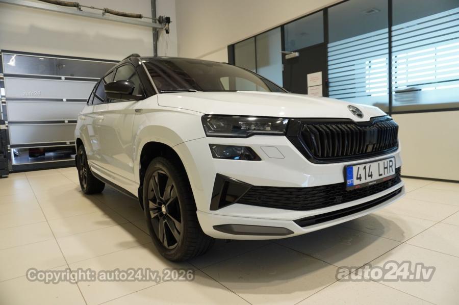 Белый Шкода Karoq 2022 в Таллин, объемом двигателя 2.00 л и пробегом 47 тыс. км за 30900 €, фото 5 на AUTOMOTO.COM.LV