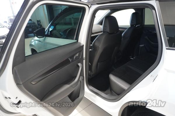White Skoda Karoq 2022 in Tallinn, with an engine capacity of 2.00 L and mileage of 47 thousand km for 30900 €, photo 9 on AUTOMOTO.COM.LV