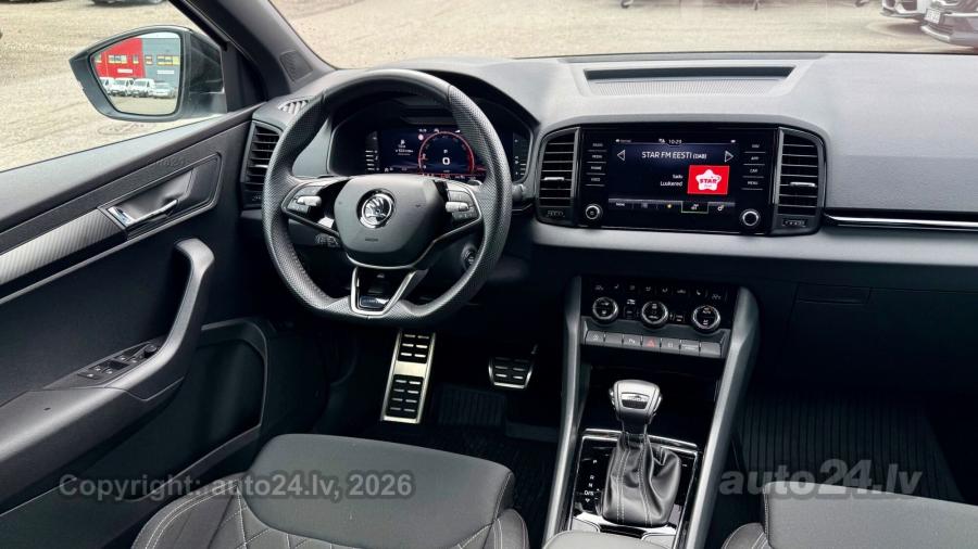Balts Skoda Karoq 2024 Tallina, ar dzinēja tilpumu 1.50 L un nobraukumu 5 tūkst. km par 31900 €, foto 12 vietnē AUTOMOTO.COM.LV