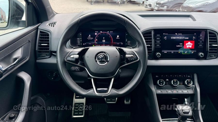 Balts Skoda Karoq 2024 Tallina, ar dzinēja tilpumu 1.50 L un nobraukumu 5 tūkst. km par 31900 €, foto 13 vietnē AUTOMOTO.COM.LV