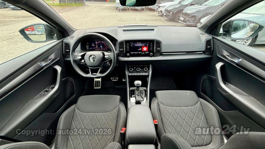 Balts Skoda Karoq 2024 Tallina, ar dzinēja tilpumu 1.50 L un nobraukumu 5 tūkst. km par 31900 €, foto 14 vietnē AUTOMOTO.COM.LV