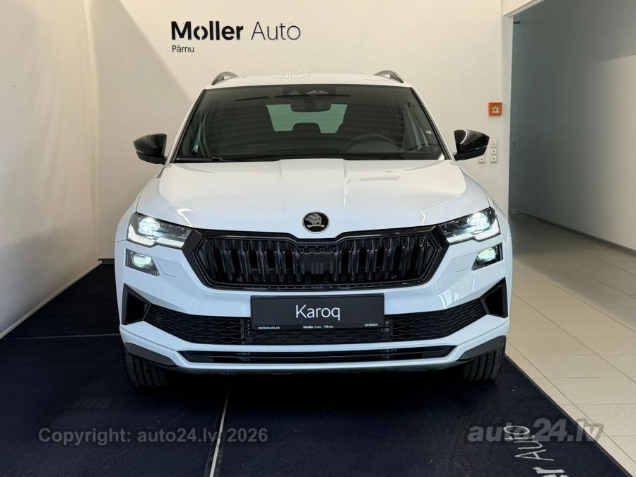 Balts Skoda Karoq 2026 Pērnava, ar dzinēja tilpumu 1.50 L un nobraukumu 0 tūkst. km par 35291 €, foto 3 vietnē AUTOMOTO.COM.LV