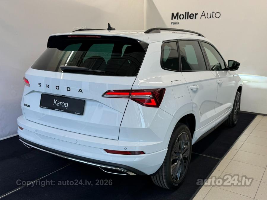Balts Skoda Karoq 2026 Pērnava, ar dzinēja tilpumu 1.50 L un nobraukumu 0 tūkst. km par 35291 €, foto 4 vietnē AUTOMOTO.COM.LV