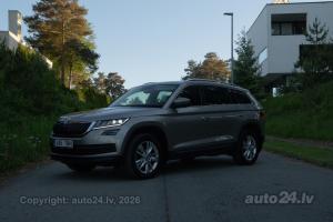 Beige Skoda Kodiaq 2018 in Tallinn, with an engine capacity of 2.00 L and mileage of 111 thousand km for 22499 €, photo 5 on AUTOMOTO.COM.LV