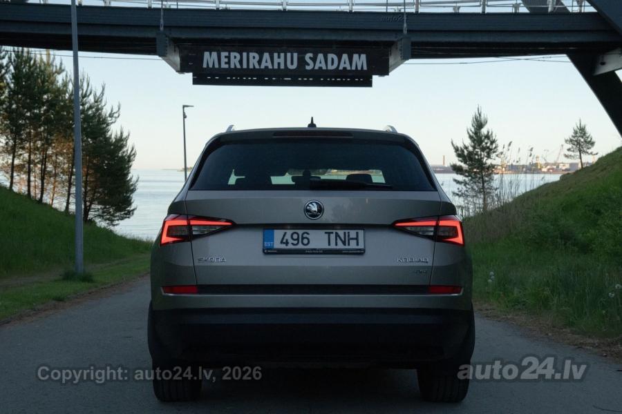 Beige Skoda Kodiaq 2018 in Tallinn, with an engine capacity of 2.00 L and mileage of 111 thousand km for 22499 €, photo 8 on AUTOMOTO.COM.LV