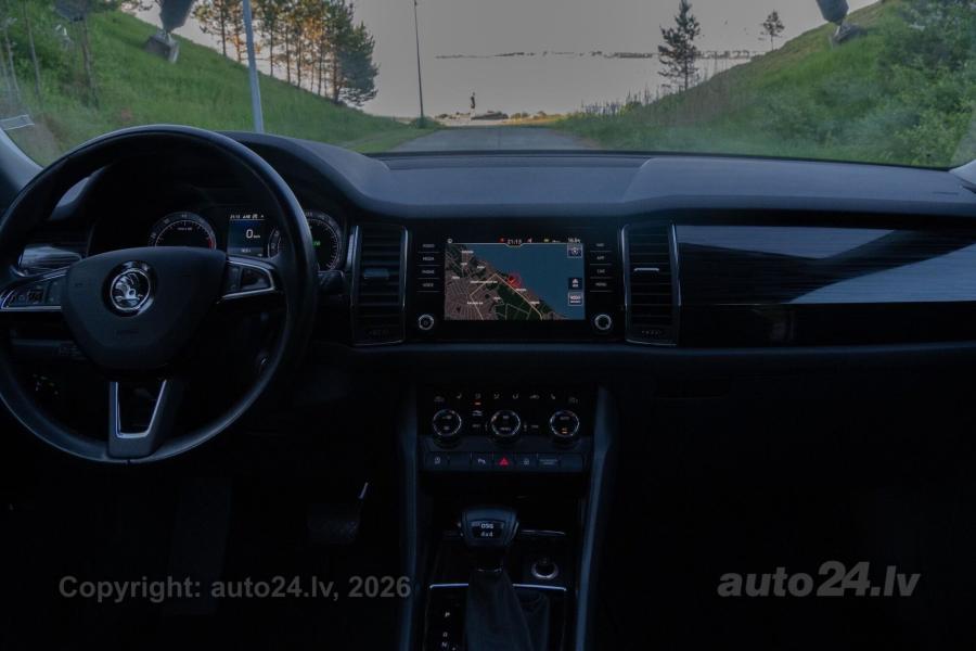 Beige Skoda Kodiaq 2018 in Tallinn, with an engine capacity of 2.00 L and mileage of 111 thousand km for 22499 €, photo 20 on AUTOMOTO.COM.LV