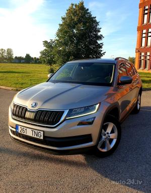Beige Skoda Kodiaq 2018 in Tartu, with an engine capacity of 1.40 L and mileage of 143 thousand km for 19200 €, photo  on AUTOMOTO.COM.LV