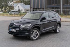 Melns Skoda Kodiaq 2017 Viļņa, ar dzinēja tilpumu 1.40 L un nobraukumu 183 tūkst. km par 16940 €, foto  vietnē AUTOMOTO.COM.LV