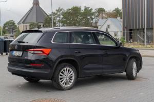 Black Skoda Kodiaq 2017 in Vilnius, with an engine capacity of 1.40 L and mileage of 183 thousand km for 16940 €, photo 5 on AUTOMOTO.COM.LV