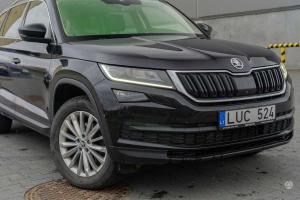 Black Skoda Kodiaq 2017 in Vilnius, with an engine capacity of 1.40 L and mileage of 183 thousand km for 16940 €, photo 7 on AUTOMOTO.COM.LV