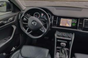 Black Skoda Kodiaq 2017 in Vilnius, with an engine capacity of 1.40 L and mileage of 183 thousand km for 16940 €, photo 10 on AUTOMOTO.COM.LV