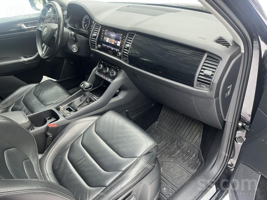 Черный Шкода Kodiaq 2017 в Рига, объемом двигателя 2.00 л и пробегом 246 тыс. км за 17390 €, фото 13 на AUTOMOTO.COM.LV